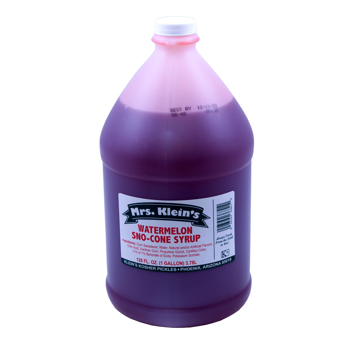 Watermelon Sno-Cone Syrup (1 Gal) – Mrs. Klein's Pickle Co.