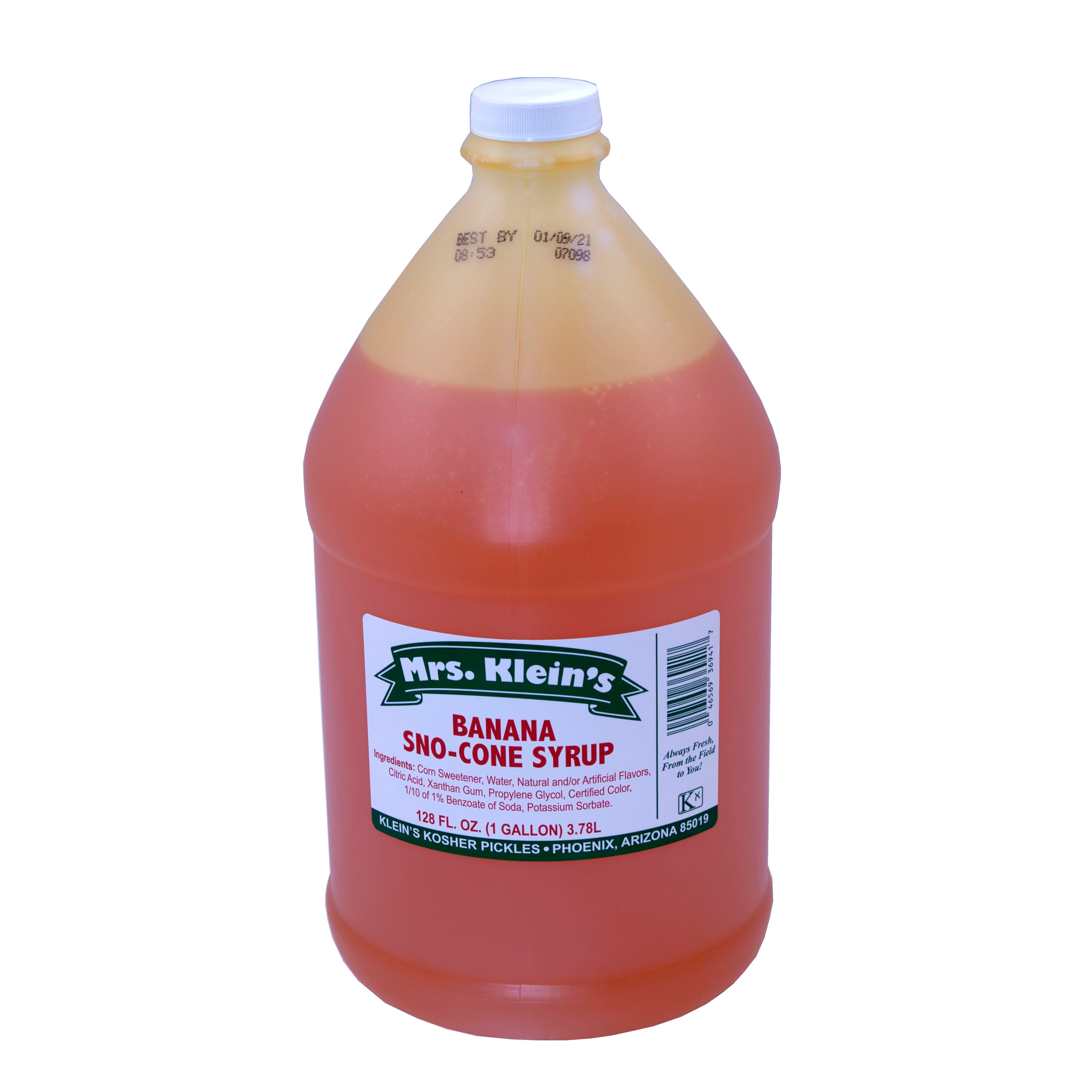 Banana Sno-Cone Syrup – Mrs. Klein's Pickle Co.