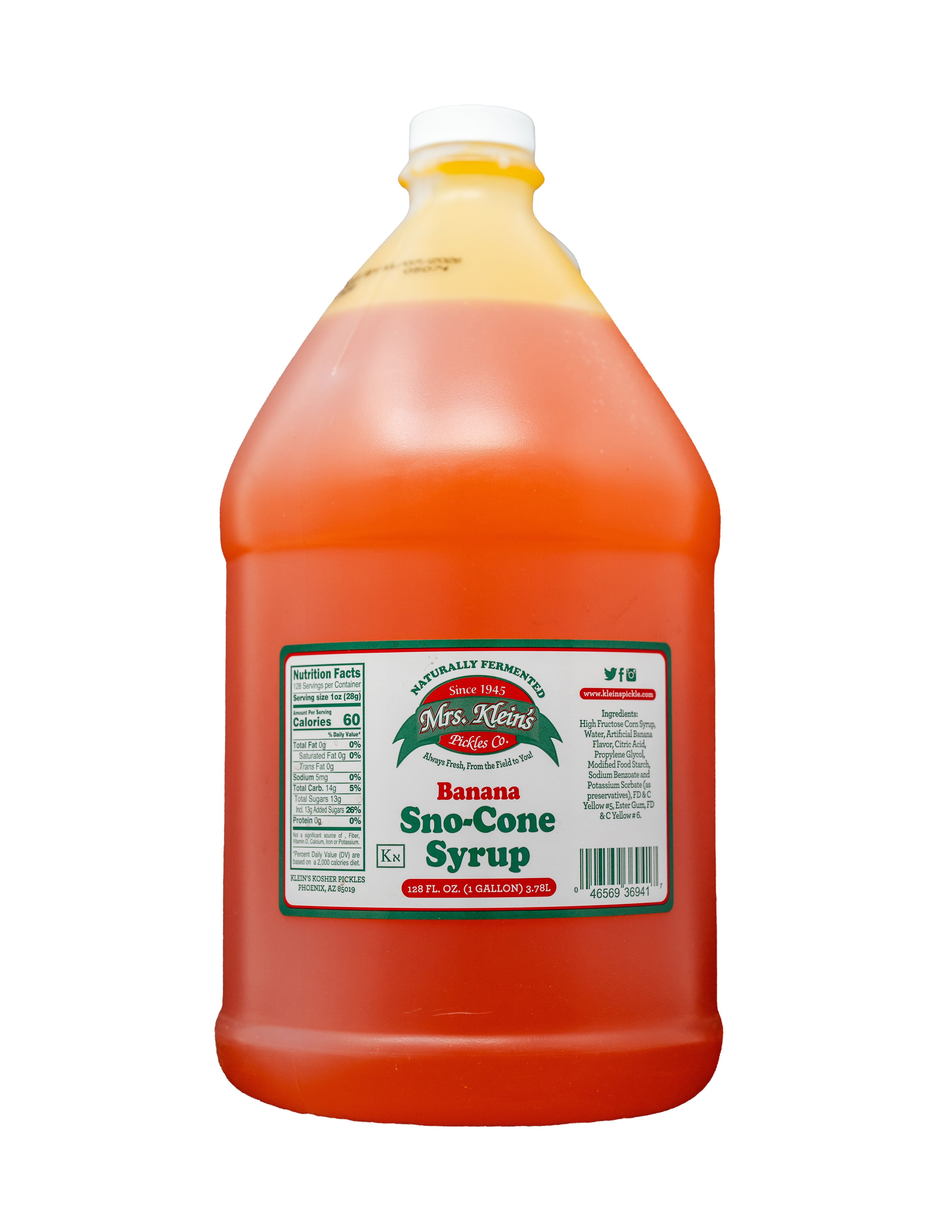 Banana Sno-Cone Syrup – Mrs. Klein's Pickle Co.