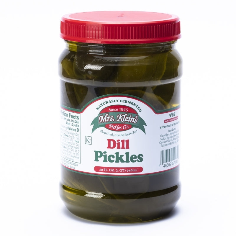Dill Pickles (32oz) – Mrs. Klein's Pickle Co.